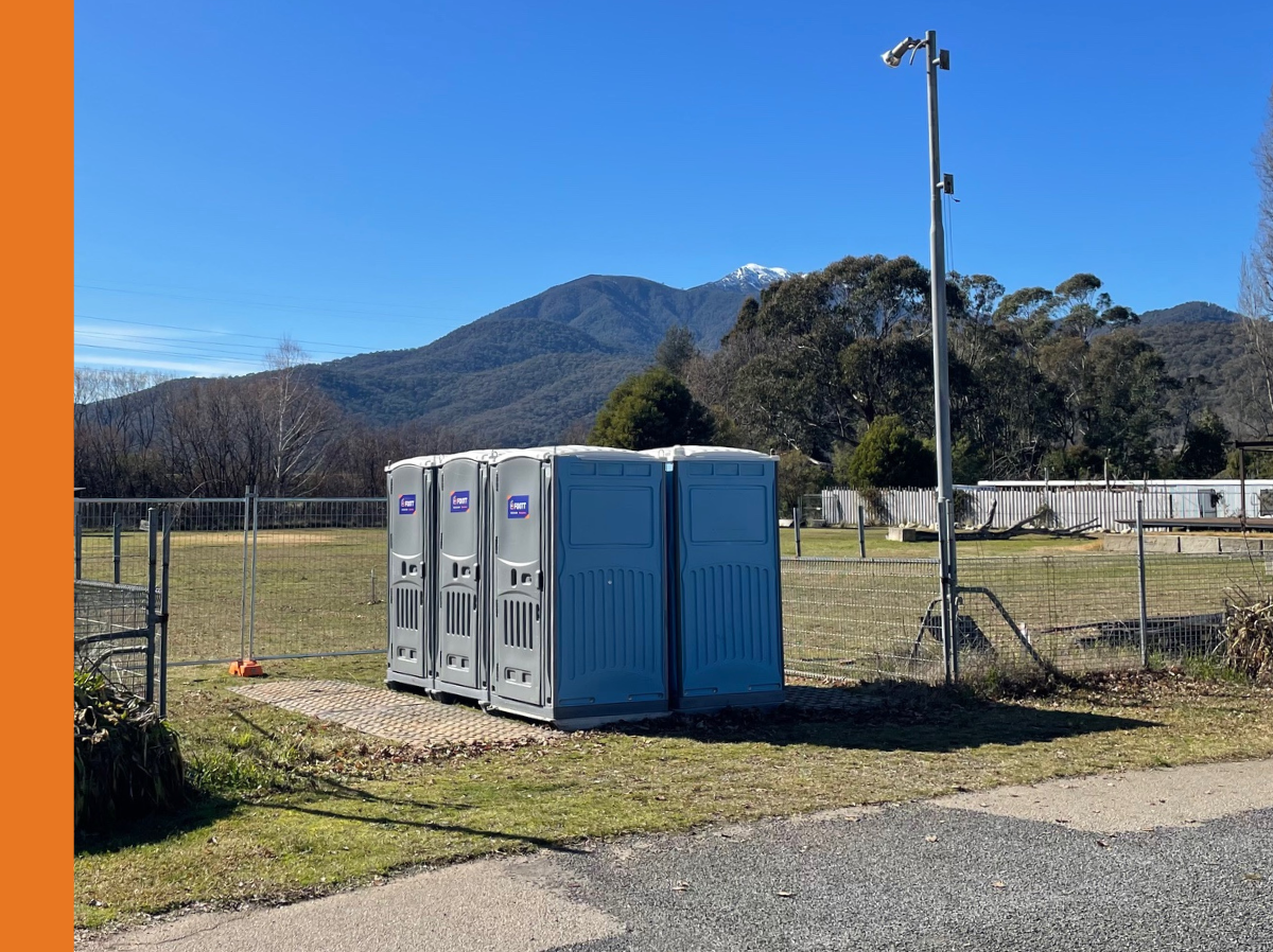 Temporary toilets installed in Tawonga South to support community and ...